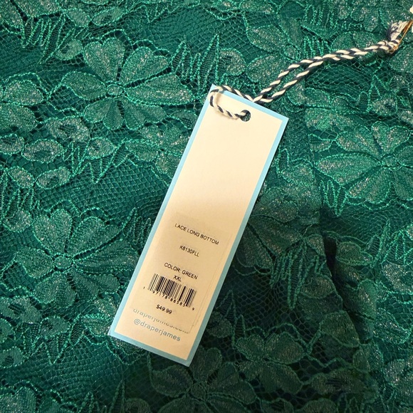 Draper James | Pants & Jumpsuits | Draper James Teal Lace Bottoms ...
